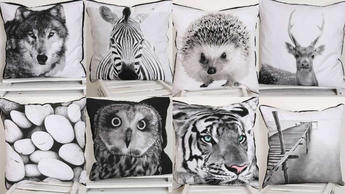 Kissenbezug NICO Stein 45x45 cm Baumwolle Kissen Hülle | Kissenbezüge ...